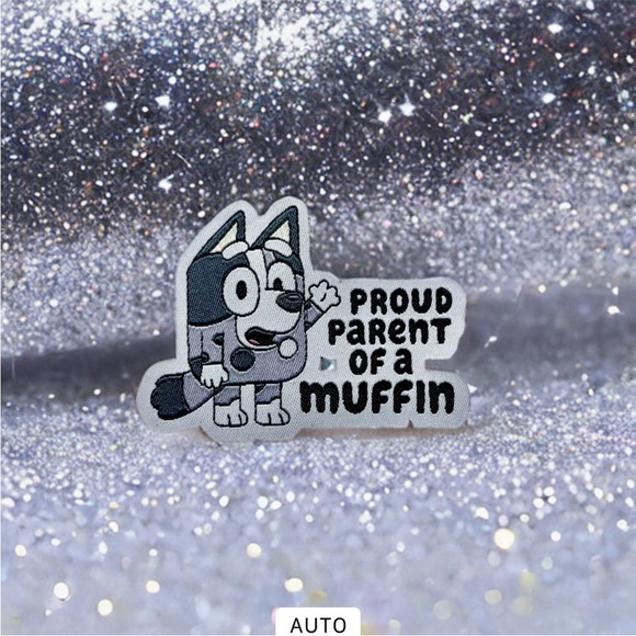 unbranded | Other | Bluey Proud Parent Of A Muffin Iron On Patch 2 ...